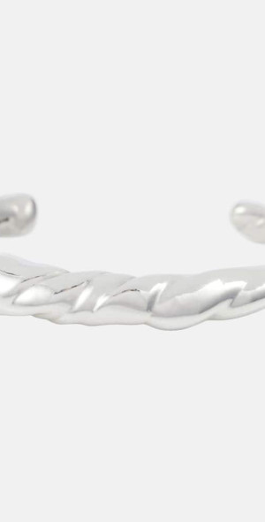 Loewe - Twisted sterling silver arm cuff