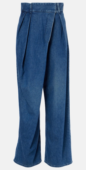 Loewe - Wrap wide-leg jeans