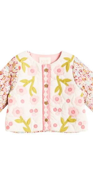 Louise Misha - Baby Orisha printed cotton jacket