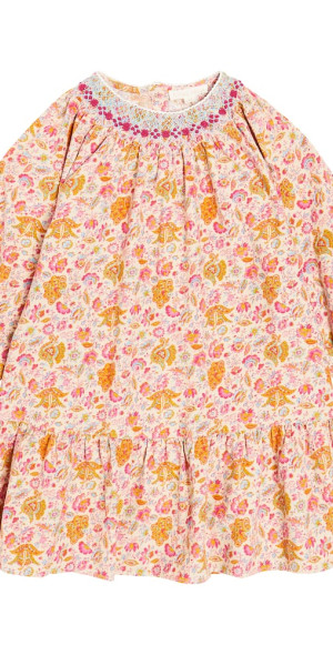 Louise Misha - Bahya floral corduroy dress