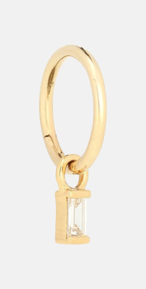 Maria Tash - 18kt gold hoop earring with diamond