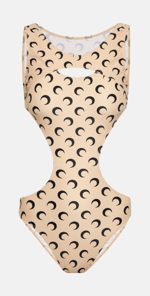 Marine Serre - Crescent moon swimsuit