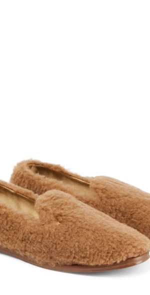 Max Mara - Camel hair slippers