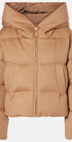 Max Mara - The Cube Dalia camel hair puffer jacket