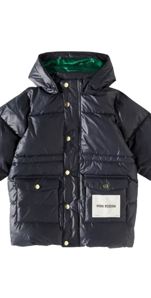 Mini Rodini - Logo puffer coat