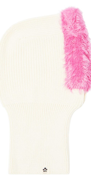 Mini Rodini - Rib-knitted cotton ski mask