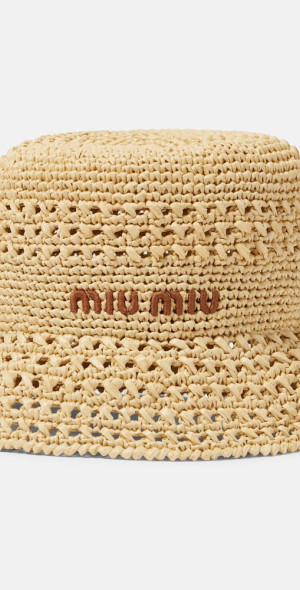 Miu Miu - Crochet bucket hat
