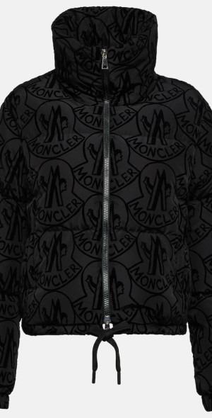 Moncler - Merle logo printed down jacket