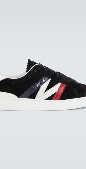 Moncler - Monaco suede low-top sneakers
