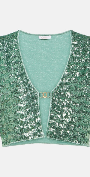 Oseree - OsÃ©ree Sequined crop top