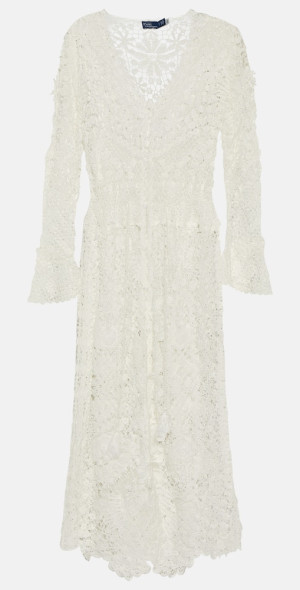 Polo Ralph Lauren - Floral cotton lace duster jacket