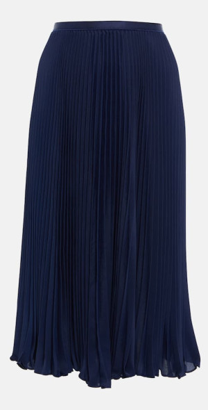 Polo Ralph Lauren - Pleated georgette midi skirt