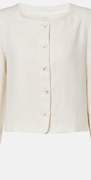 Posse - Emma cropped linen jacket