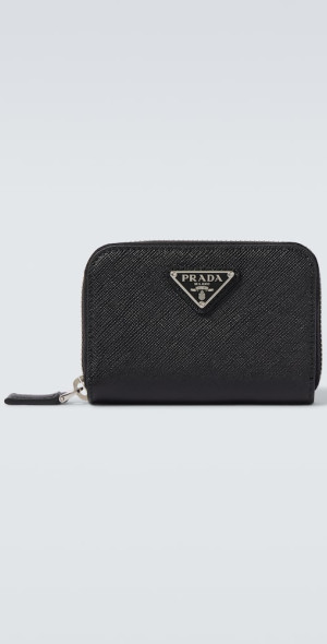 Prada - Logo Saffiano leather coin purse