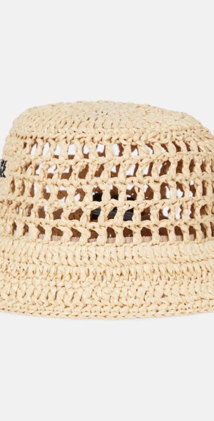 Prada - Raffia bucket hat