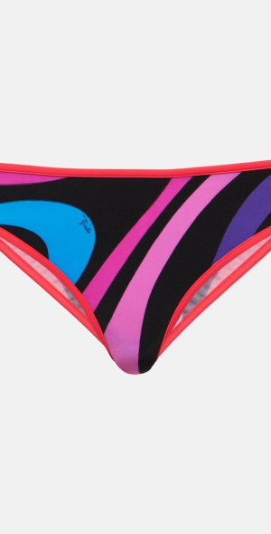 Pucci - Marmo low-rise bikini bottoms