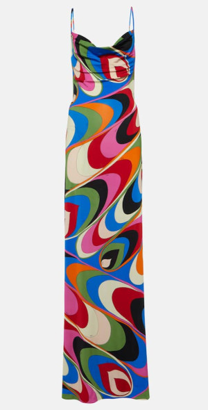 Pucci - Onde maxi dress