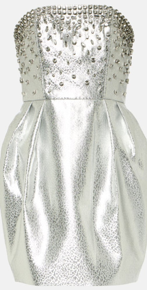Rebecca Vallance - Regina crystal-embellished minidress
