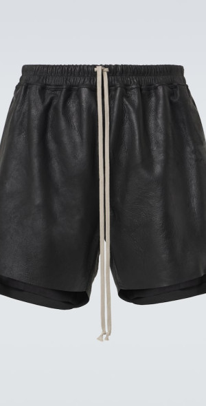 Rick Owens - Leather shorts