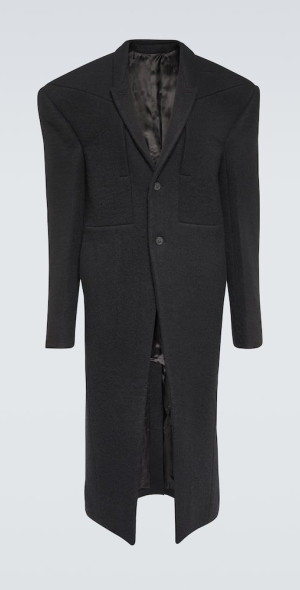 Rick Owens - Luxor Tatlin virgin wool coat