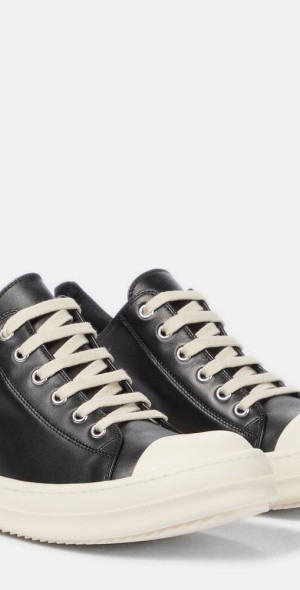 Rick Owens - Phlegethon leather sneakers