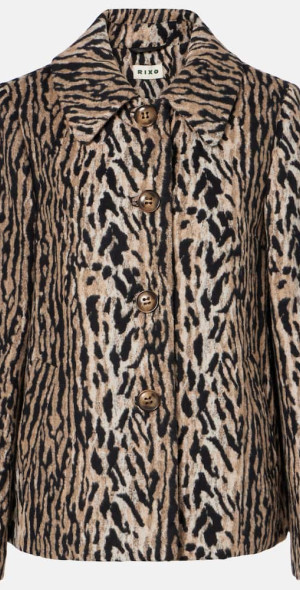 Rixo - Leila leopard-print jacket