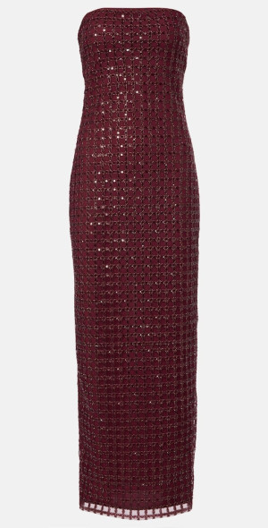 Rotate - Beaded maxi dress