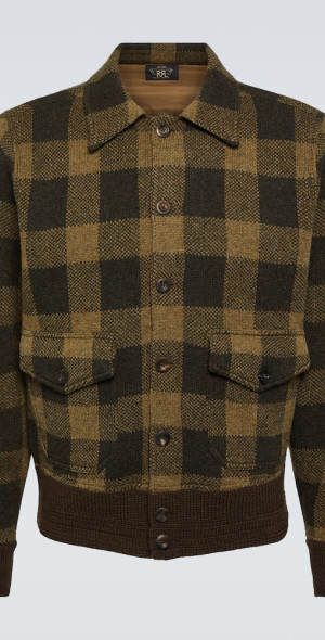 RRL - Checked wool jacket