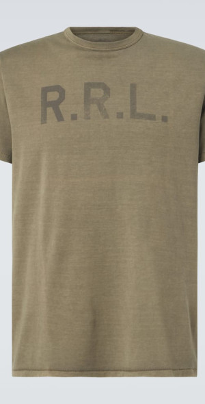 RRL - Logo cotton jersey T-shirt