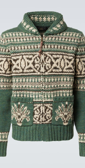 RRL - Wool zip-up sweater
