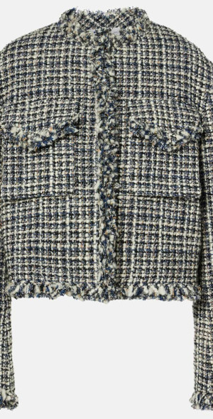 Sacai - Wool-blend tweed jacket
