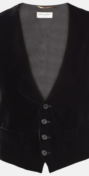 Saint Laurent - Velvet vest