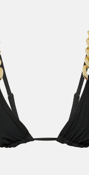 Same - Embellished triangle bikini top