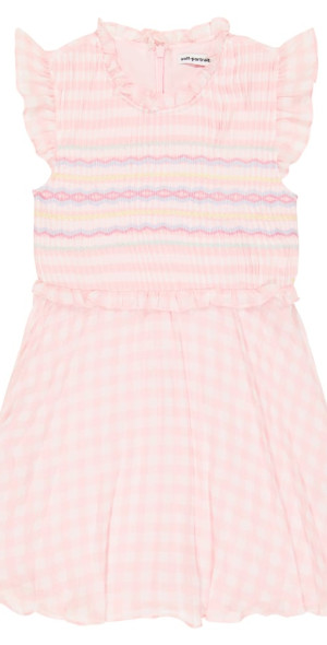 Self-Portrait Kids - Gingham embroidered dress