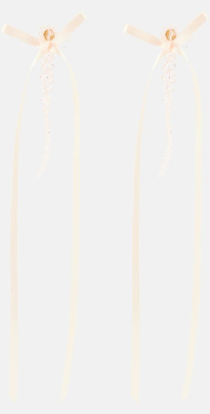 Simone Rocha - Bow Ribbon earrings