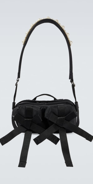 Simone Rocha - Faux pearl-embellished crossbody bag