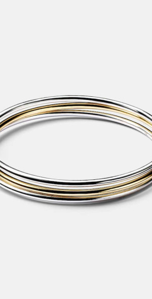 Spinelli Kilcollin - Lumin sterling silver and 18kt gold linked bangles