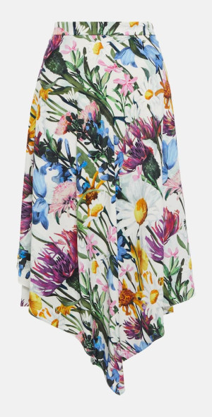 Stella McCartney - Floral midi skirt