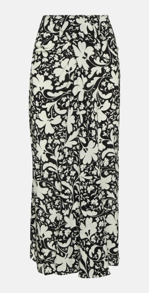 Stella McCartney - Printed silk midi skirt