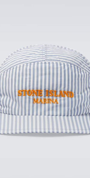 Stone Island - Marina logo striped baseball cap