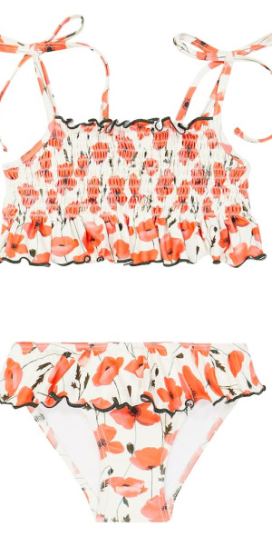 Suncracy - Valencia smocked floral bikini