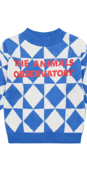 The Animals Observatory - Arty Bull intarsia sweater
