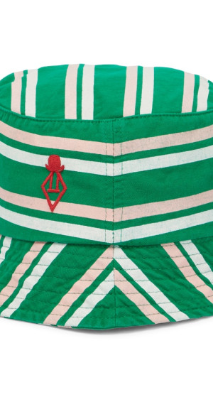 The Animals Observatory - Starfish striped cotton bucket hat