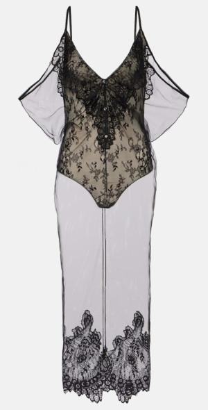The Attico - Sheer lace bodysuit