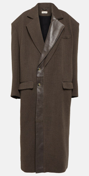 The Mannei - Dundee oversized wool-blend coat