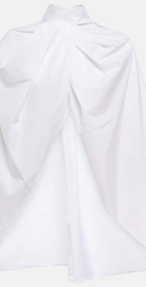 The Row - Aleida cotton cape shirt
