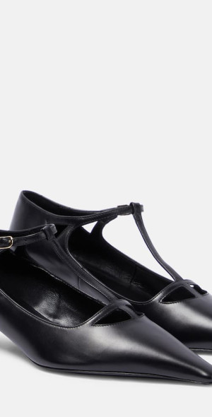 The Row - Cyd leather pumps