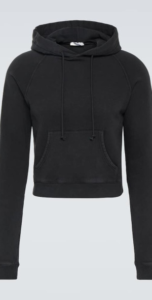 The Row - Frances cotton-blend jersey hoodie