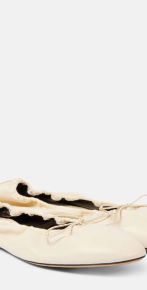 The Row - Hereditas leather ballet flats