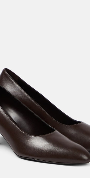 The Row - Luisa 35 leather pumps